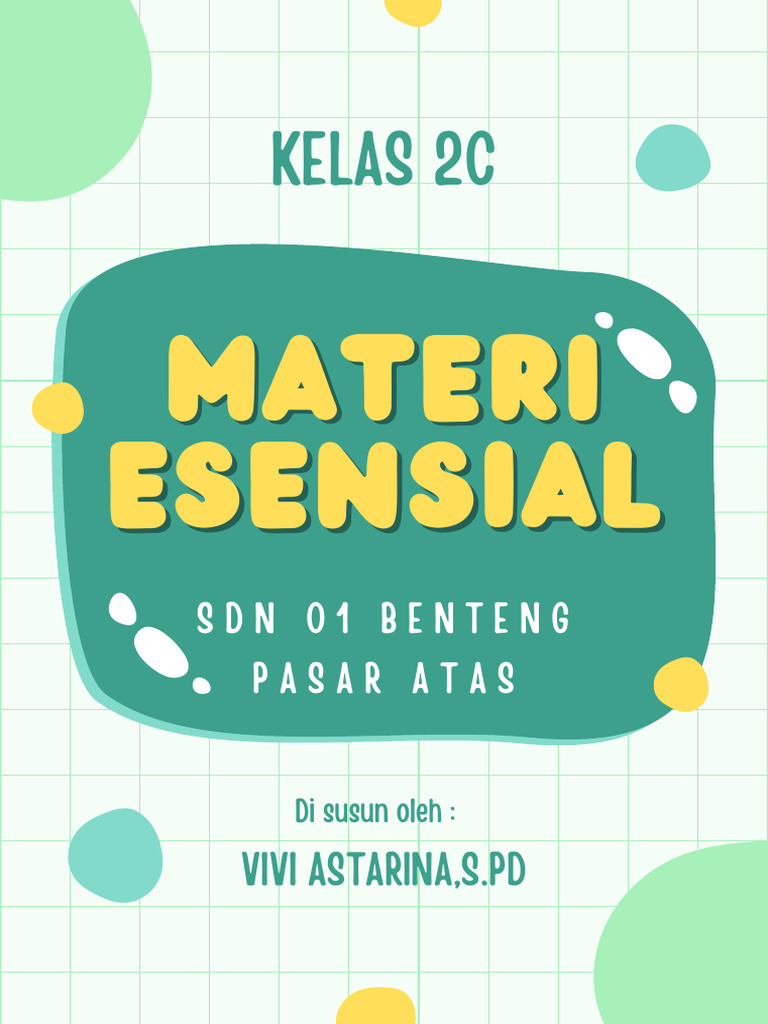 Hijau Dan Kuning Lucu Modern Cover Modul Pembelajaran Siswa A4 | PDF