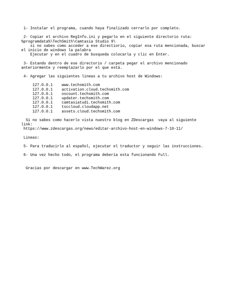 Instrucciones Instalacion | PDF