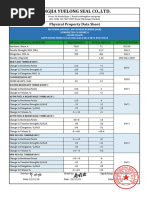 NBR Rubber Material Properties Datasheet | PDF