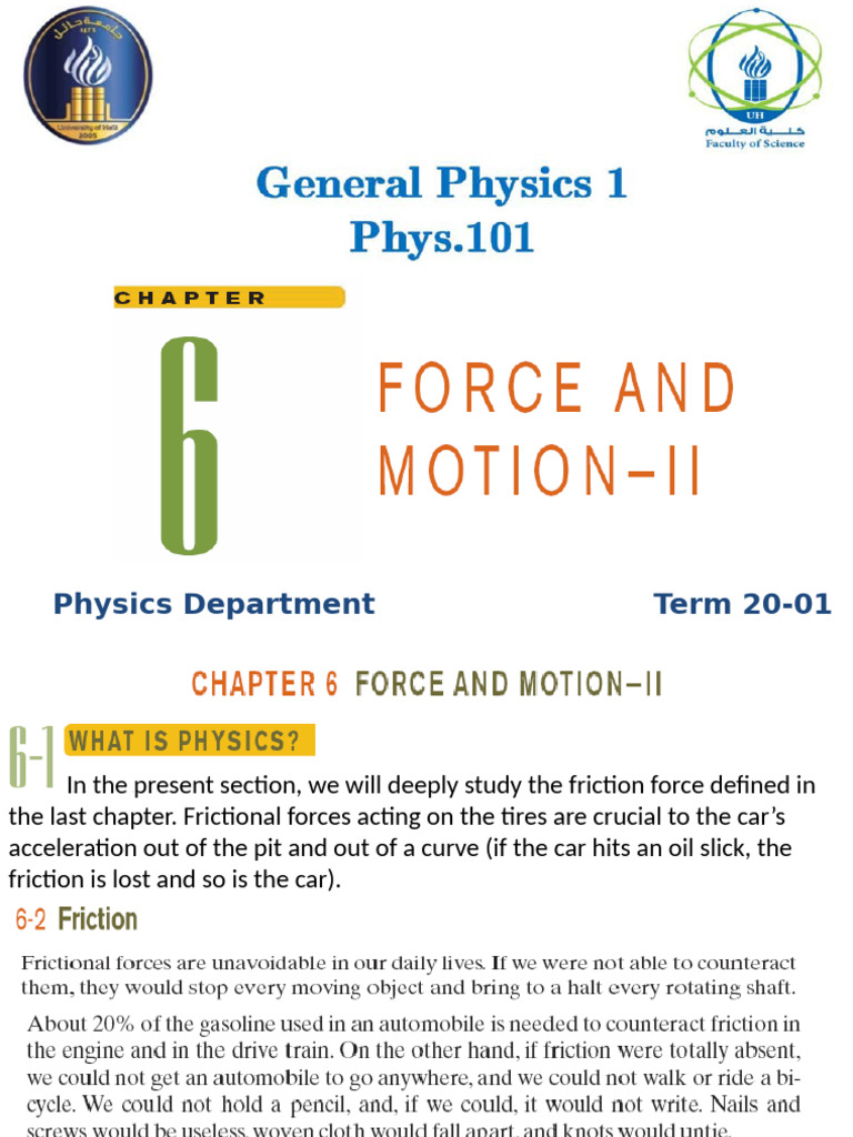 Chapter 6 - Force and Motion-II | PDF