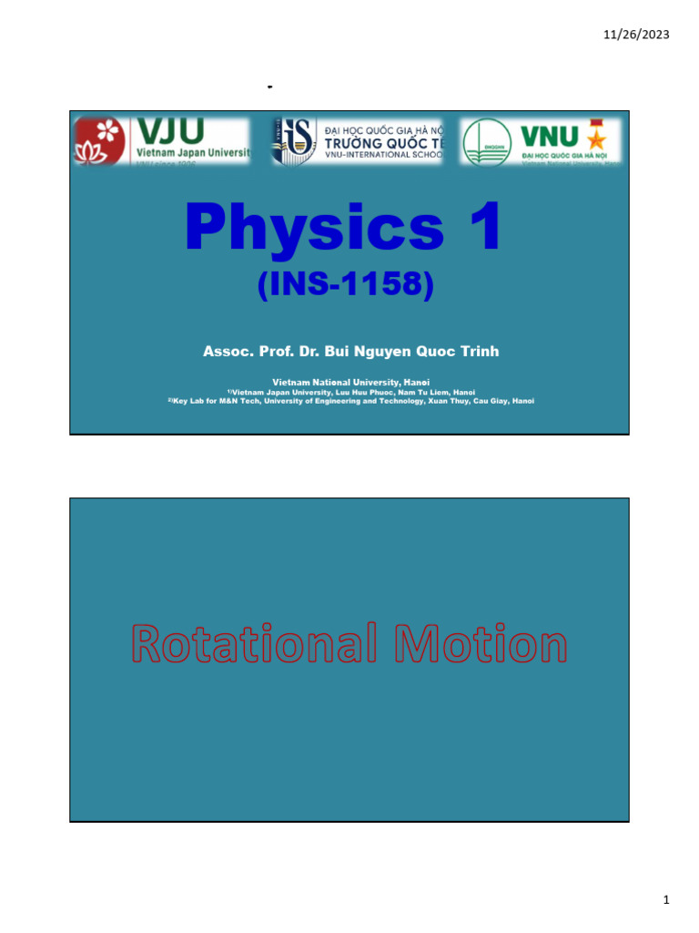 Understanding Rotational Statics | PDF | Machines | Physics
