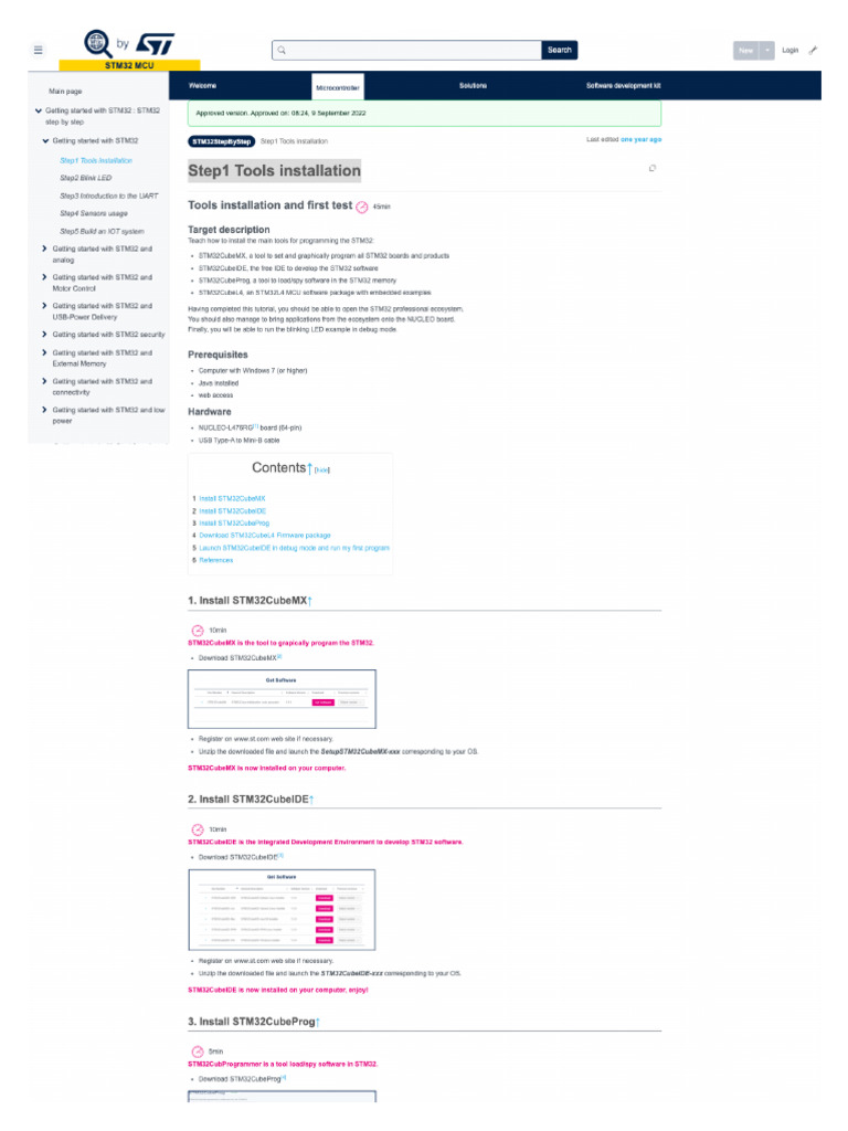 Step1 Tools Installation | PDF