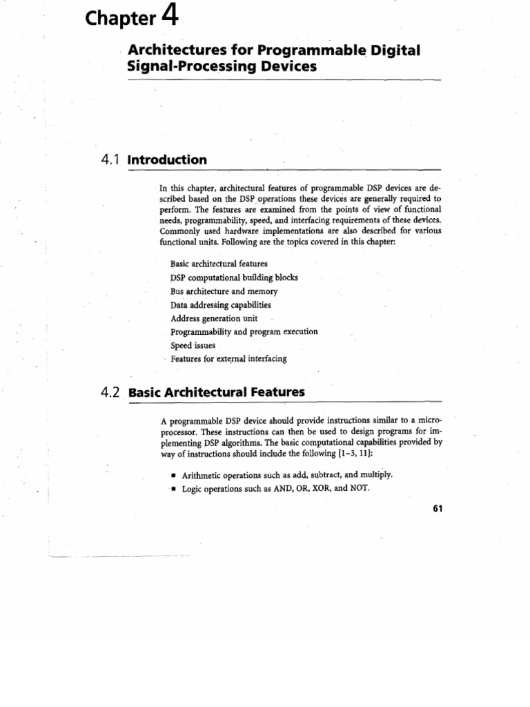 Dap Unit 1 | PDF | Digital Signal Processor | Central Processing Unit