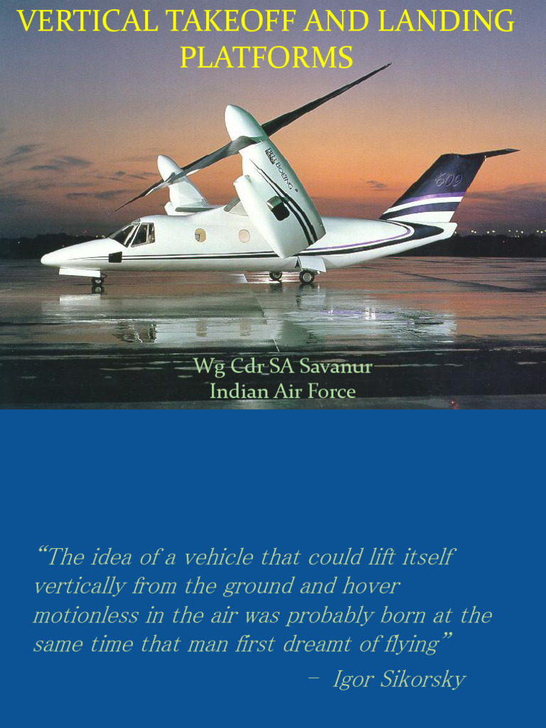 VTOL Aircrafts | PDF | Helicopter Rotor | Helicopter