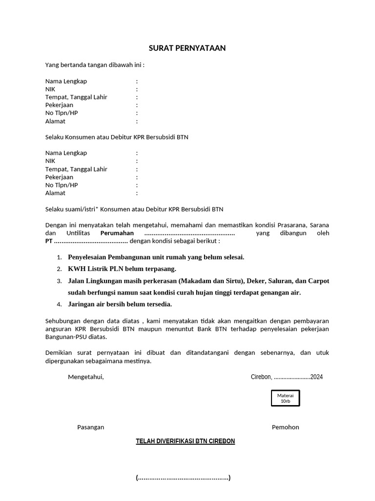 Format Standing Instruction | PDF