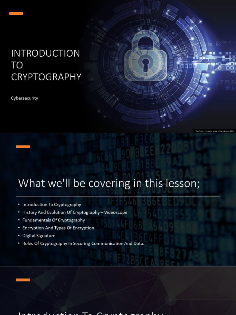 Introduction To Cryptography, Encryptions | PDF | Key (Cryptography ...