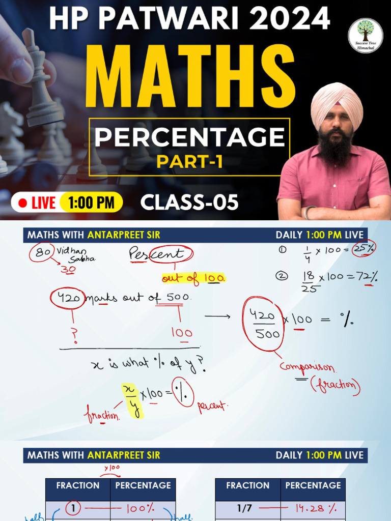 Daily Maths Live with Antarpreet | PDF