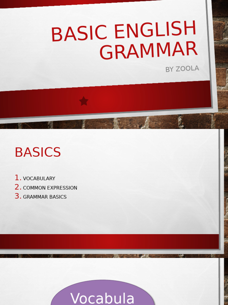 English Level 1 | PDF