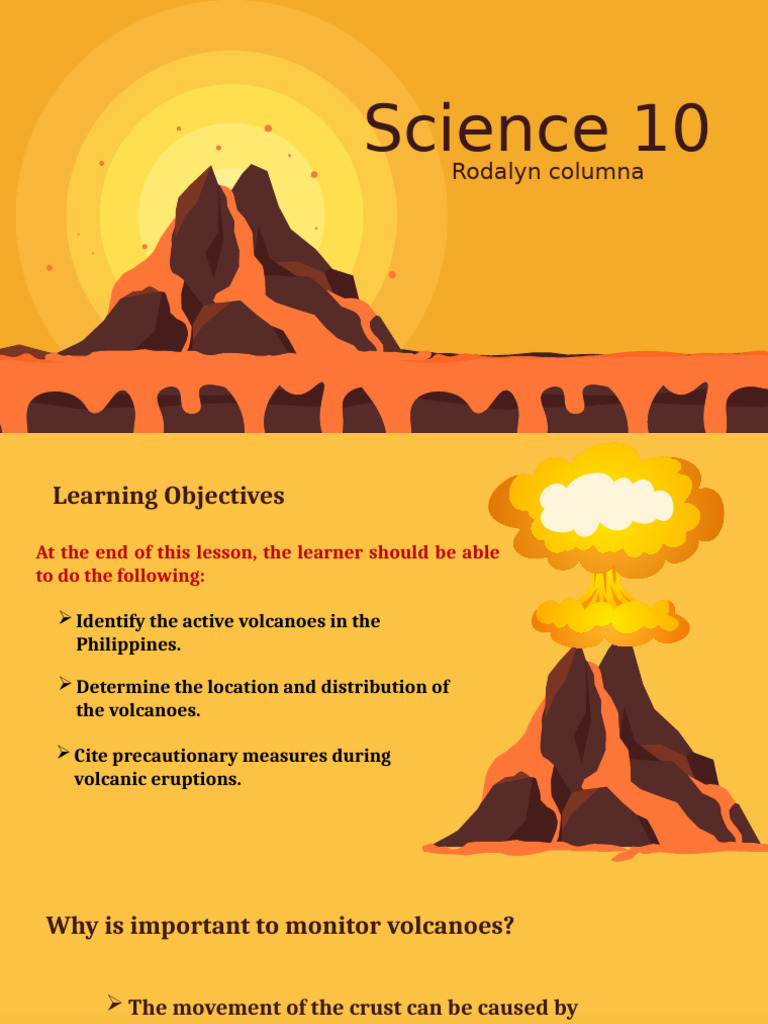 Lesson 1 Volcano | PDF | Volcano | Plate Tectonics