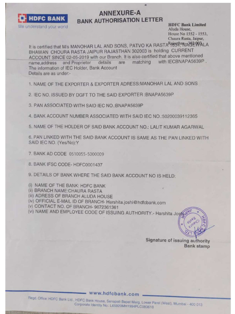 Ad Code Letter New | PDF