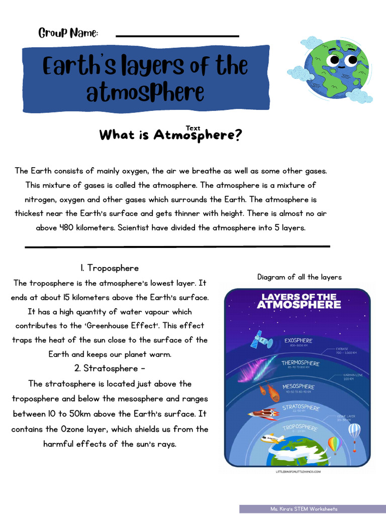 Earth's Five Atmospheric Layers | PDF | Atmosphere Of Earth | Atmosphere