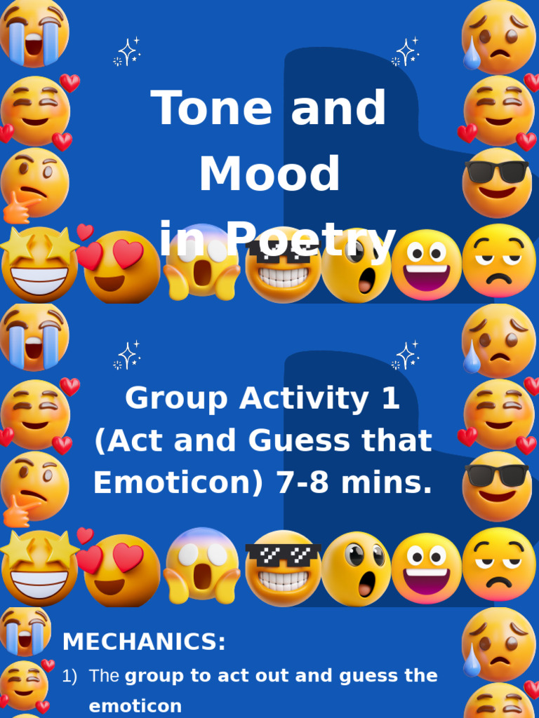 Understanding Tone and Mood in Poetry | PDF | Poetry | Psychological ...