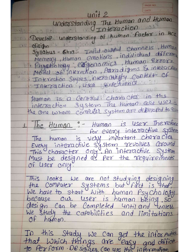 Unit 2 Handwritten Notes - Compressed | PDF