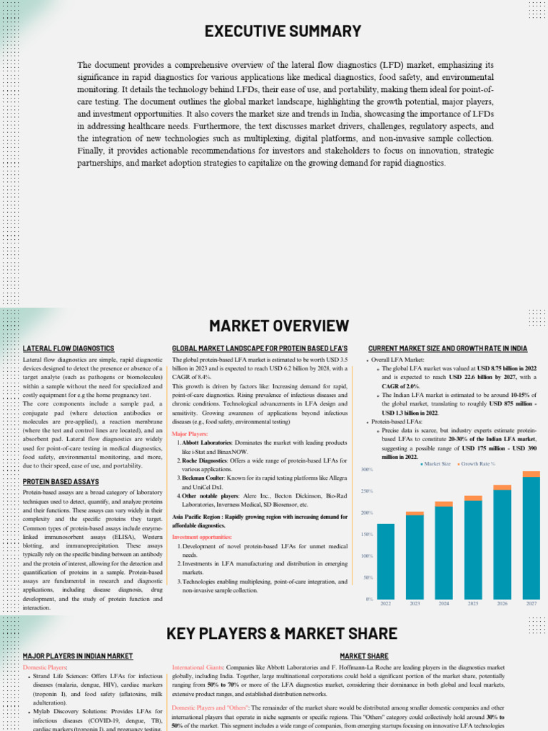 Lateral Flow Diagnostics Market Insights | PDF | Biomarker ...