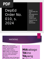 MATATAG Curriculum Presentation | PDF | Curriculum | Learning