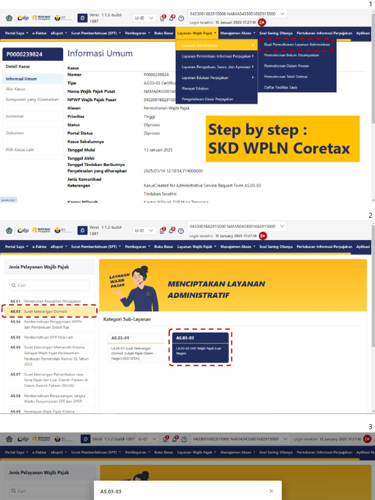 Panduan Pengisian SKD WPLN Coretax | PDF