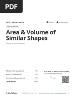 Area and Volume of Similar Shapes | PDF | Area | Volume