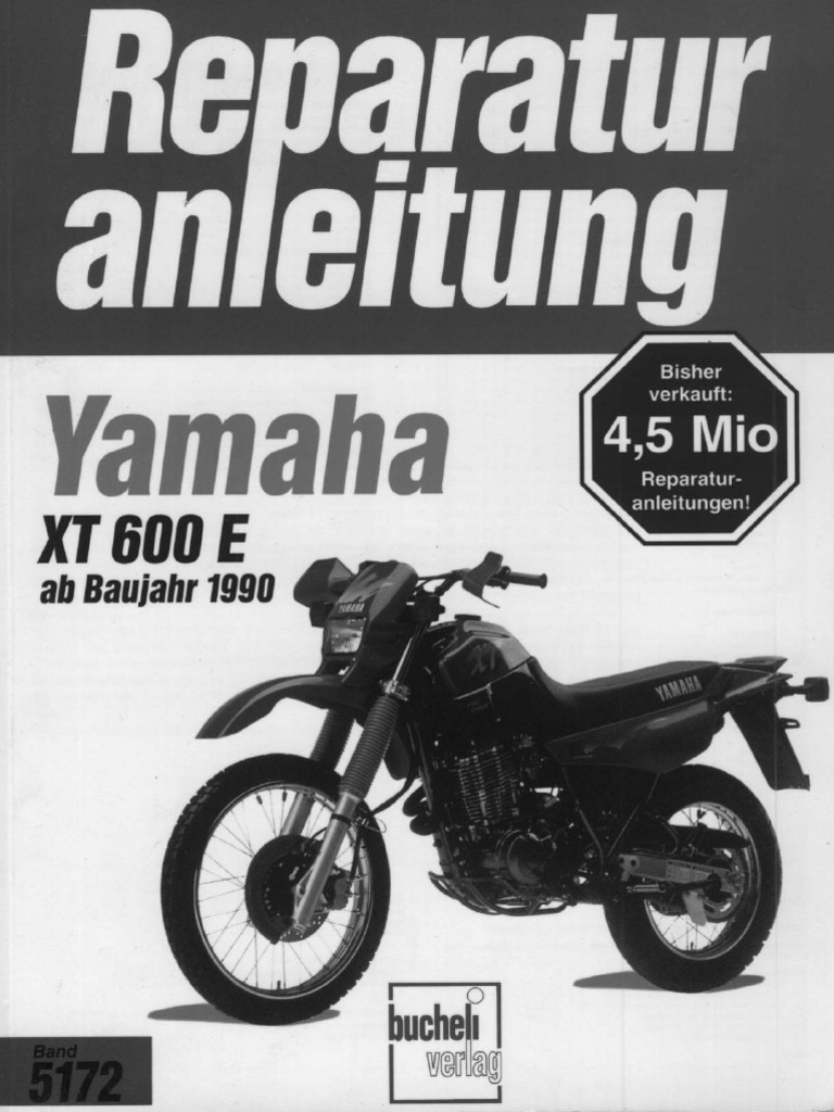 Manual Taller Yamaha XT600E Aleman | PDF