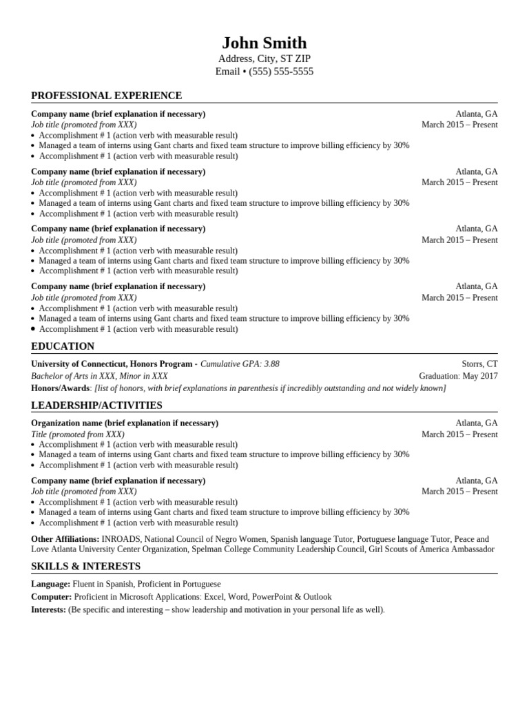 Professional Resume Template | PDF | Microsoft | Microsoft Windows