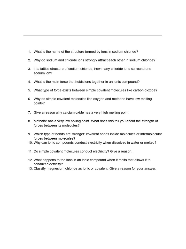 Ionic vs. Covalent Compounds Explained | PDF