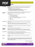 Scouting Hand & Whistle Signals | PDF | Hand | Sports