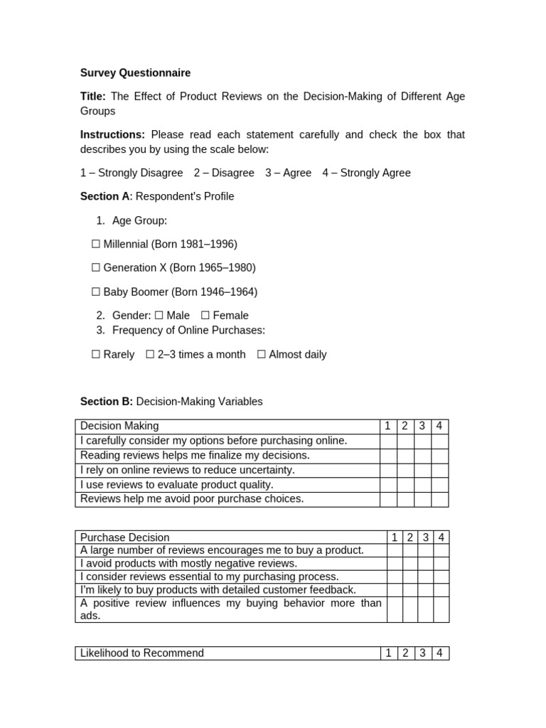 Impact of Reviews on Purchase Decisions | PDF | Decision Making ...