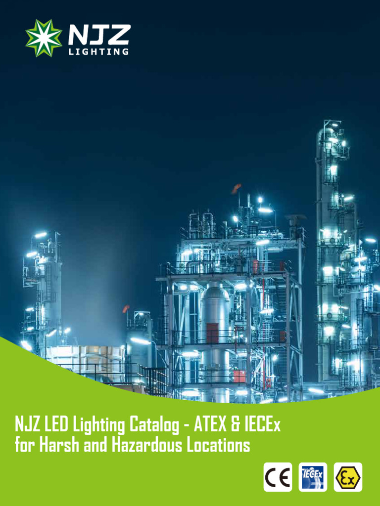 NJZ Defender LED Luminaire Catalog | PDF | Lighting | Stainless Steel