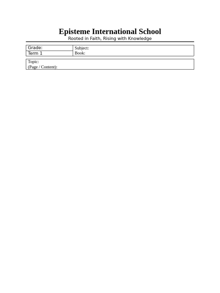 EIS - Worksheet Format | PDF