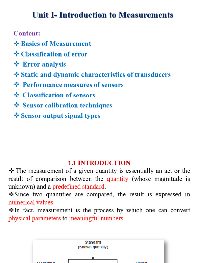 Sensor Measurement Errors Explained | PDF | Sensor | Observational Error