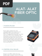 Alat Alat Fiber Optic Beserta Fungsinya | PDF