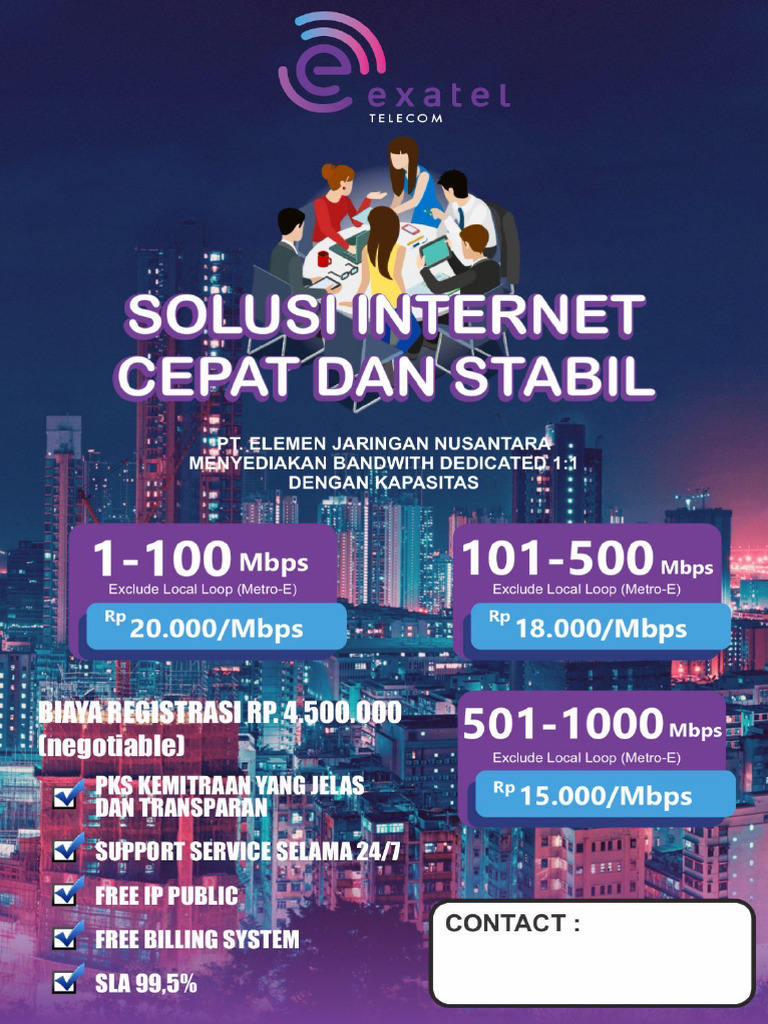 Brosur Exatel Telecom Indonesia | PDF