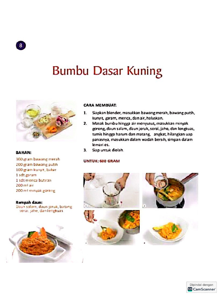 Tutorial Masak Bumbu | PDF