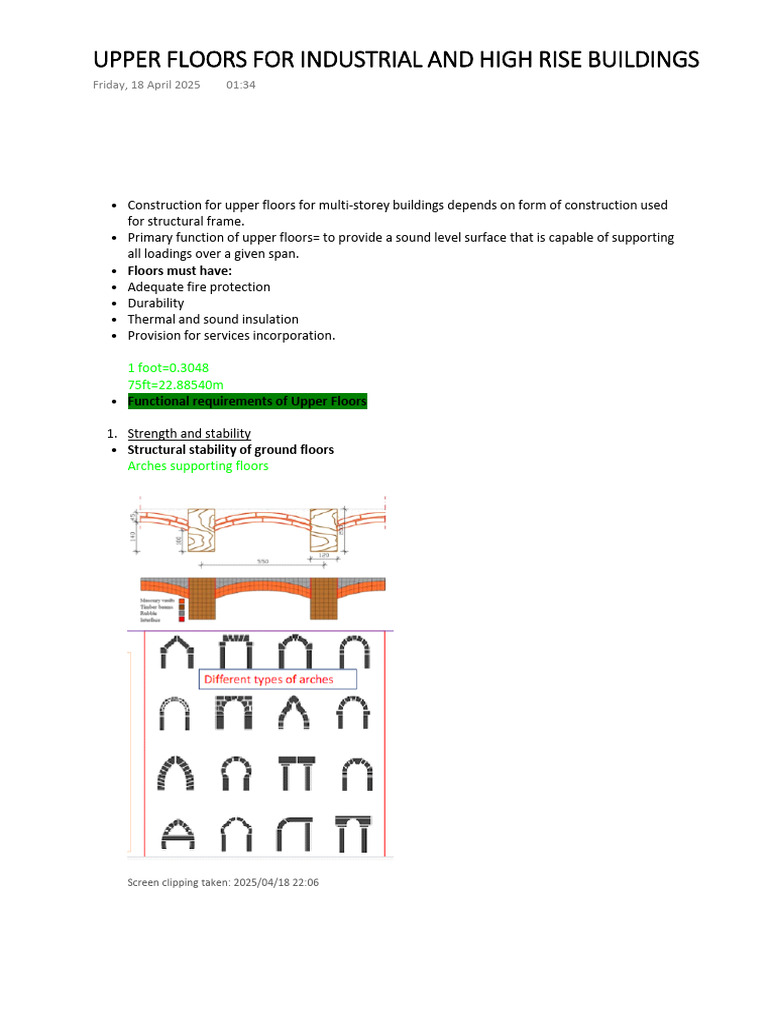 Upper Floors For Industrial and High Rise Buildings | PDF | Elevator ...
