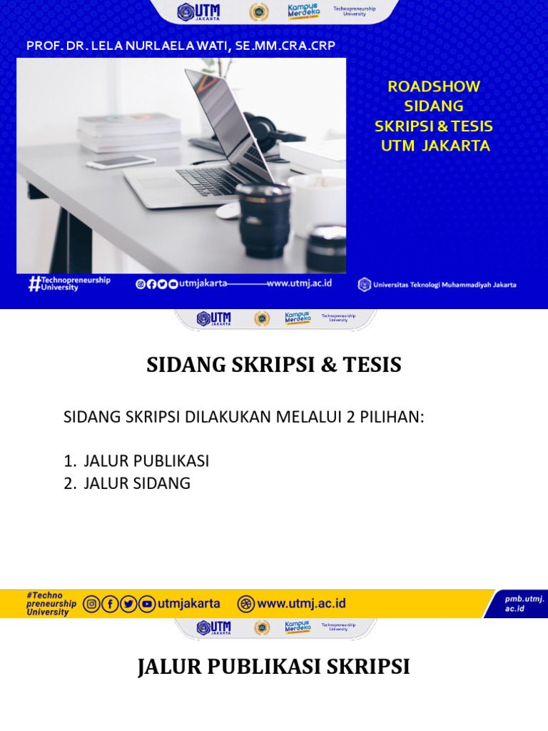 Sidang Skripsi & Tesis UTM Jakarta | PDF
