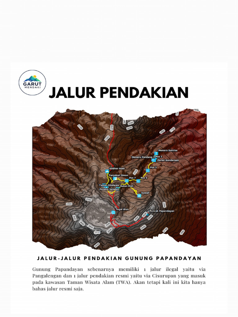 Trip To Gunung Papandayan | PDF