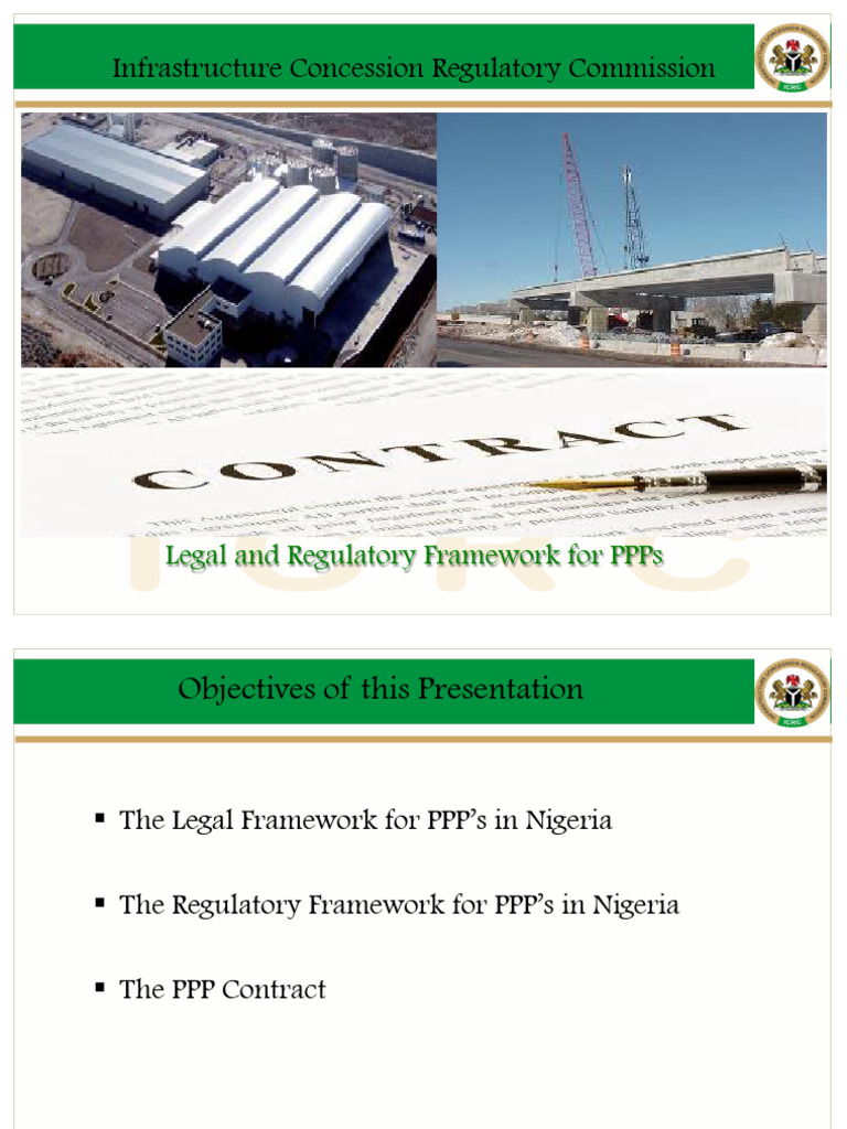 Legal Regulatory Framework For PPPs | PDF | Public–Private Partnership ...
