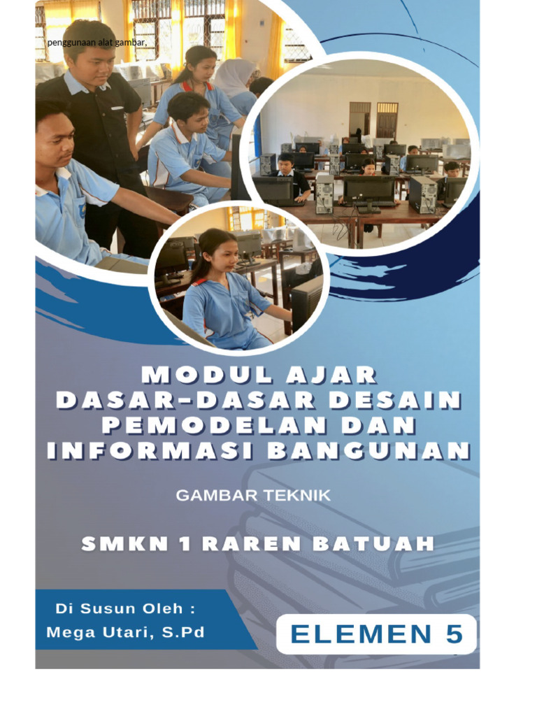 Modul Ajar Gambar Teknik Dasar 2D & 3D | PDF