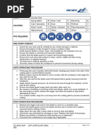 SS WHS SAF 000 Safe Operating Procedure Milling Machine | PDF ...