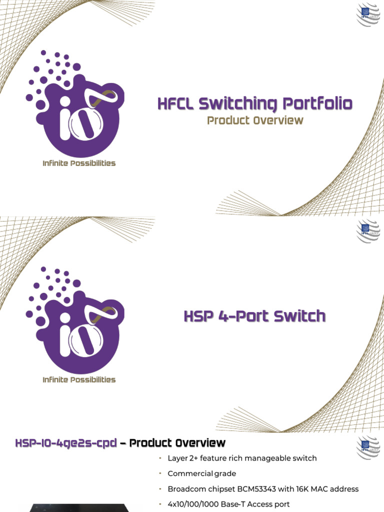 Feature-Rich Managed Switch Overview | PDF