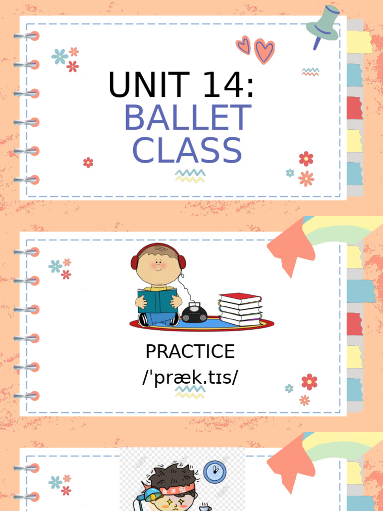 Unit 14 Ballet Class | PDF