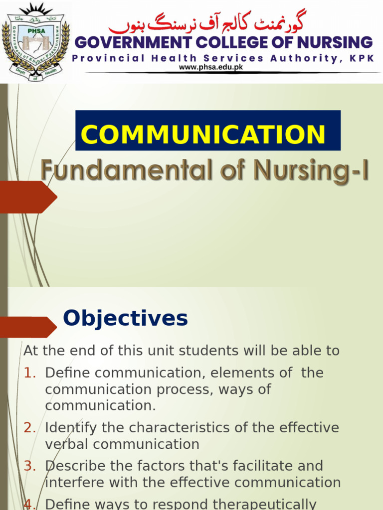 Unit # 04 Communication by TA SERIES | PDF | Communication | Nonverbal ...