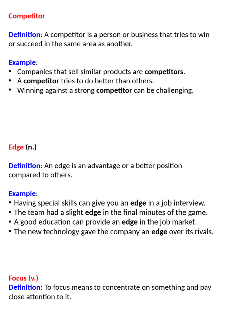 Key Business Terms Explained | PDF | Cannon | Merchandising