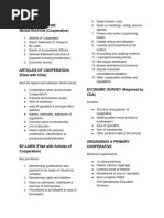 Co-op 1 Registration Checklist | PDF | Board Of Directors | Cooperative
