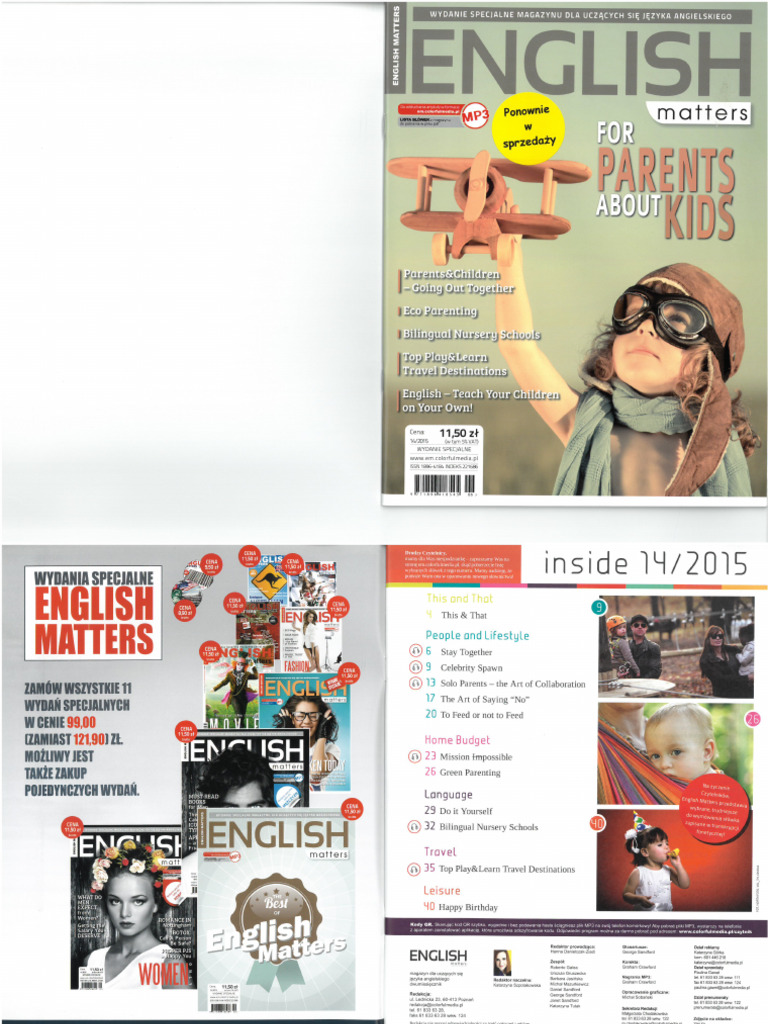 English Matters For Parents About Kids 02 | PDF