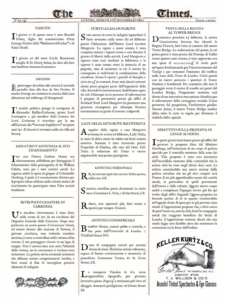 SHCD L'Ultima Corsa Times V2.0 | PDF