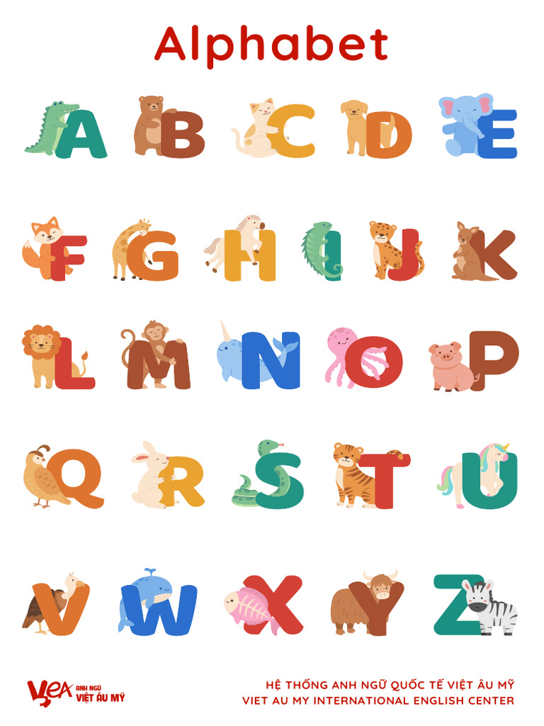 Animal Alphabet Poster | PDF