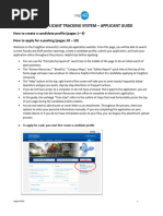 ERA Job Application Process Guide | PDF | Software | Cyberspace