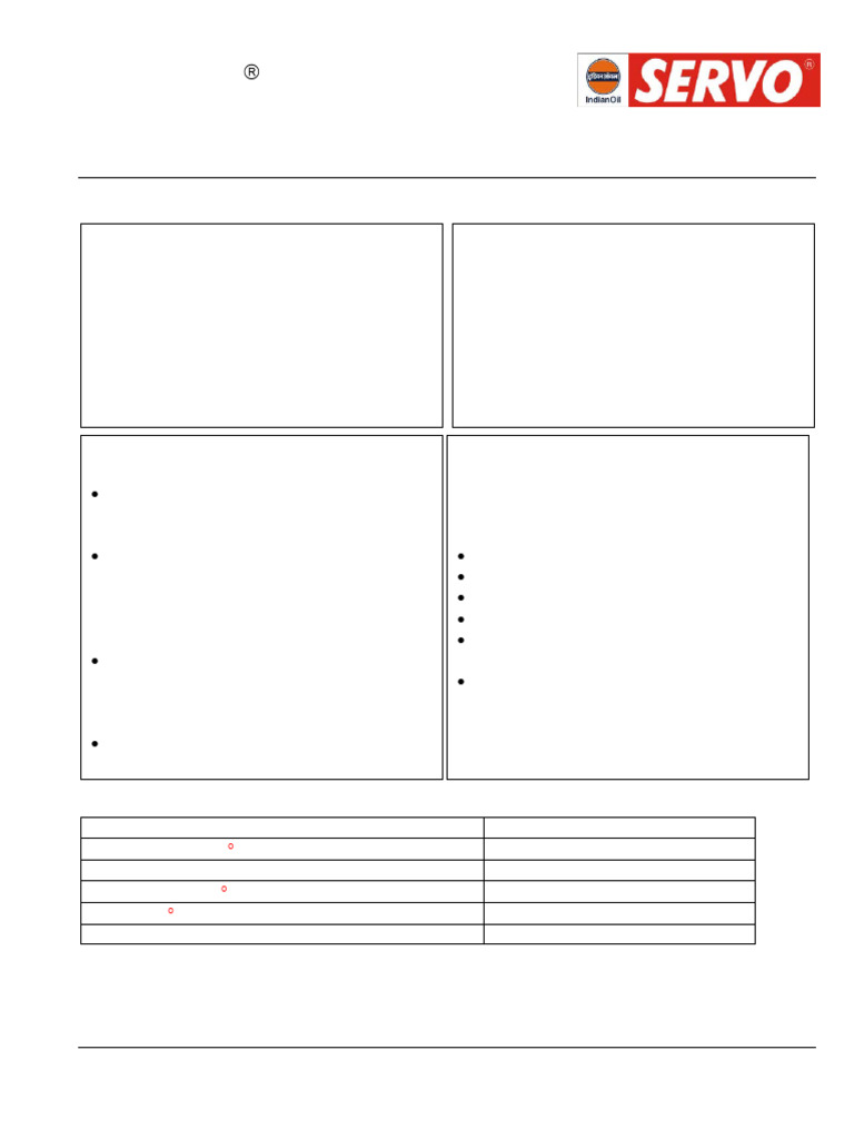 Servo Super Plus 20W-40 Product Data Sheet | PDF | Motor Oil | Materials
