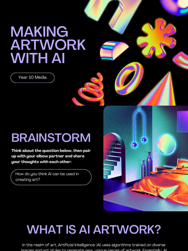 Creating Art with AI: A Guide | PDF | Artificial Intelligence ...