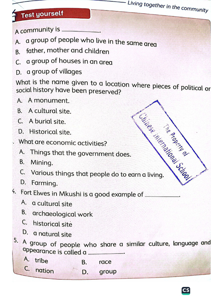 Grade 5 Holiday Homework | PDF